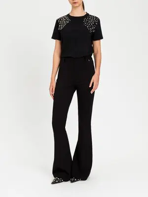 TWINSET Embellished Cotton T-shirt