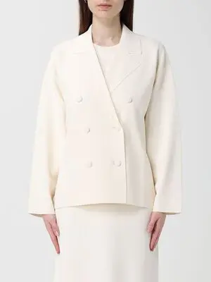Max Mara Double-breasted Knit Blazer - Ivory