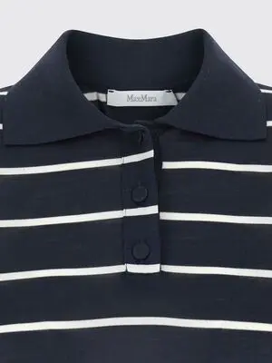 Max Mara Silk Polo Shirt - Blue 1