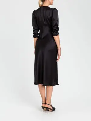 TWINSET Satin Midi Dress