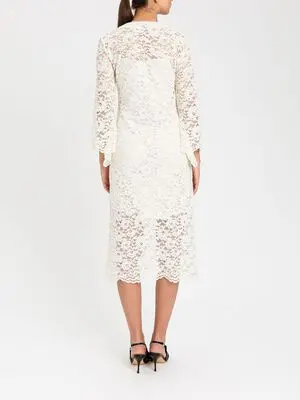 TWINSET Lace Midi Dress