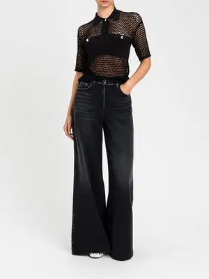 TWINSET Wide Leg Jeans