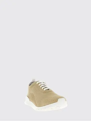 Kiton Crochet Cotton Sneakers - Beige
