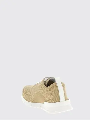 Kiton Crochet Cotton Sneakers - Beige