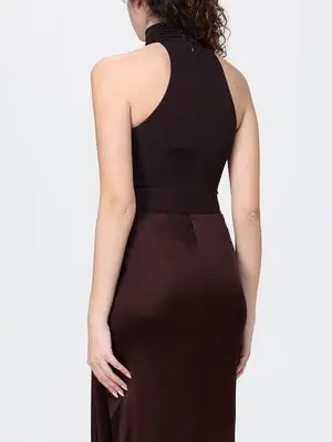 Elisabetta Franchi Cut-out Turtleneck Bodysuit Top - Dark
