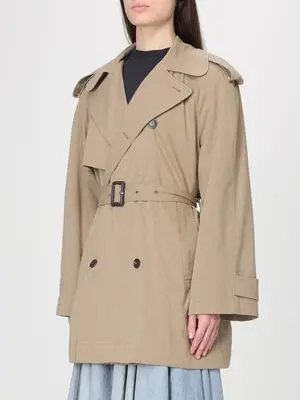 Balenciaga Belted Trench Coat - Beige