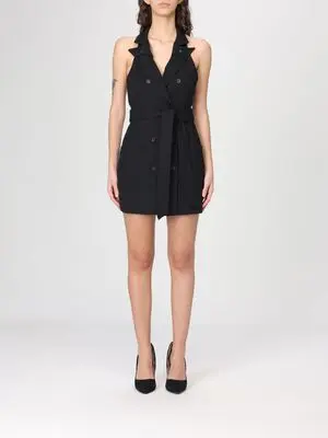 Elisabetta Franchi Belted Mini Dress - Black
