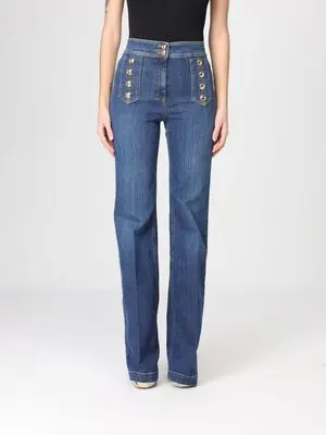 Elisabetta Franchi Frill Jeans For Women