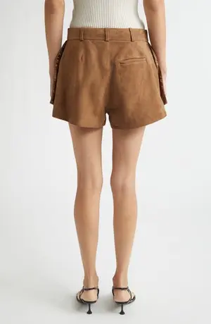 Monse Blazer-inspired Suede Shorts