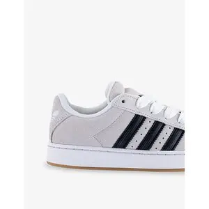 Adidas Superstar Suede Trainers - Crystal White Black Gum