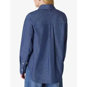 Whistles Patch-pocket Long-sleeve Denim Shirt