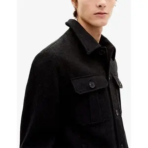 The Kooples Wool-blend Buttoned Jacket