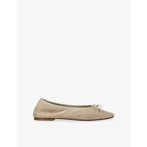 AeydĒ Tiby Suede Ballet Flats - Bone