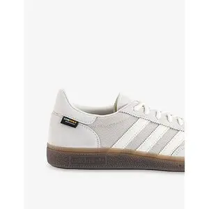 Adidas Handball Spezial Suede And Mesh Trainers - Alumina Off White Gu