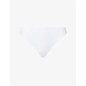 Hanro Invisible Mid-rise Stretch-cotton Thong - White