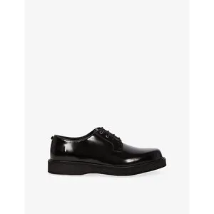 The Kooples Leather Derby Shoes With Skull Charm