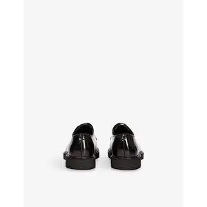 The Kooples Leather Derby Shoes With Skull Charm