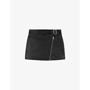 The Kooples Leather Mini Skirt