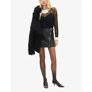 The Kooples Leather Mini Skirt