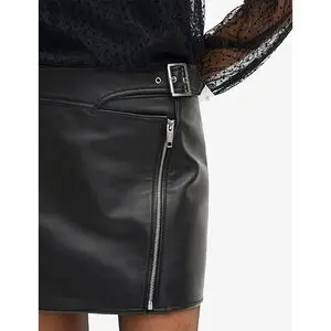 The Kooples Leather Mini Skirt