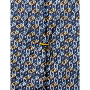Eton Geometrical-print Silk Neck Tie