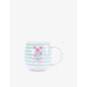THE DISNEY STORE AT SELFRIDGES Ribbon Striped Stoneware Mug - One-color