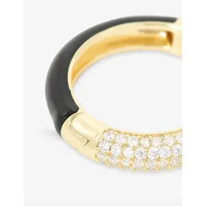 The Kooples Rhinestone-embellished Brass Ear Cuff
