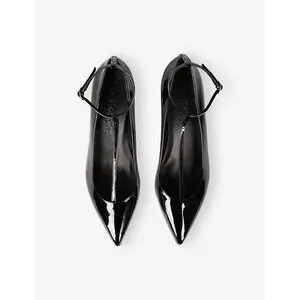 The Kooples Pointed-toe Patent-leather Courts