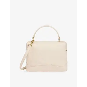 Sandro Grained-leather Top-handle Bag