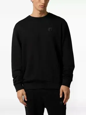 PLEIN SPORT Fleece Patch Sweatshirt - Black
