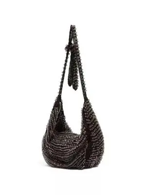Bimba Y Lola Beaded Zip Shoulder Bag