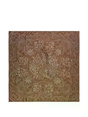 Bimba Y Lola Floral Scarf - Brown