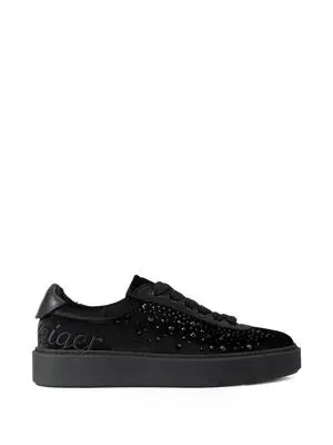 Kurt Geiger Crystal Embellished Retro Sneakers