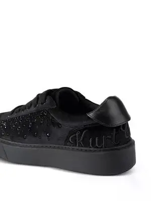 Kurt Geiger Crystal Embellished Retro Sneakers