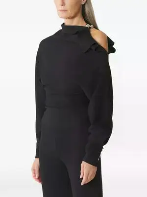 LANVIN Drape-detail Button Blouse