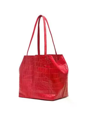 Bimba Y Lola Textured Leather Tote Bag