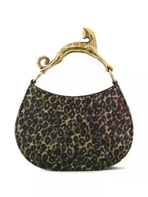 LANVIN Animal-print Mini Bag - Black