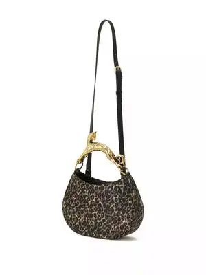 LANVIN Animal-print Mini Bag - Black