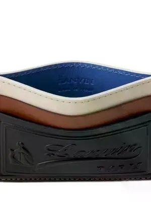 LANVIN Debossed Leather Cardholder
