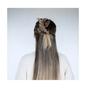 HEADBANDS OF HOPE Matte Dot Claw Clip - Brown
