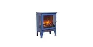 FLYNAMA 17 Inch Freestanding Electric Fireplace Stove Heater - No Color