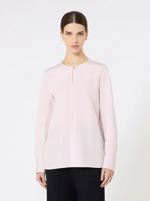 Max Mara Silk Crêpe De Chine Blouse - Pink
