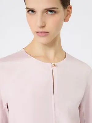 Max Mara Silk Crêpe De Chine Blouse - Pink