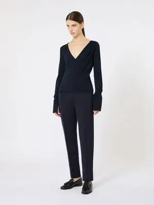 Max Mara Scuba Jersey Cigarette Trousers