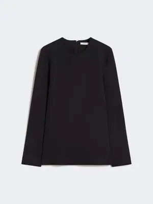 Max Mara Scuba Jersey Crew-neck T-shirt