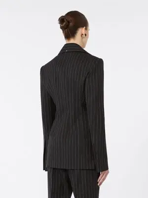 Max Mara Slim-fit Pinstripe Blazer