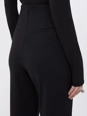 Max Mara Flared Trousers In Stretch Jersey