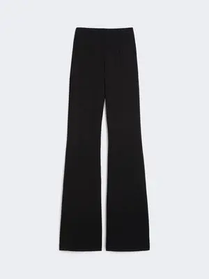 Max Mara Flared Trousers In Stretch Jersey