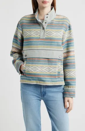 Pendleton Double Soft Half Snap Top