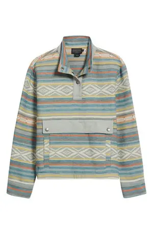 Pendleton Double Soft Half Snap Top
